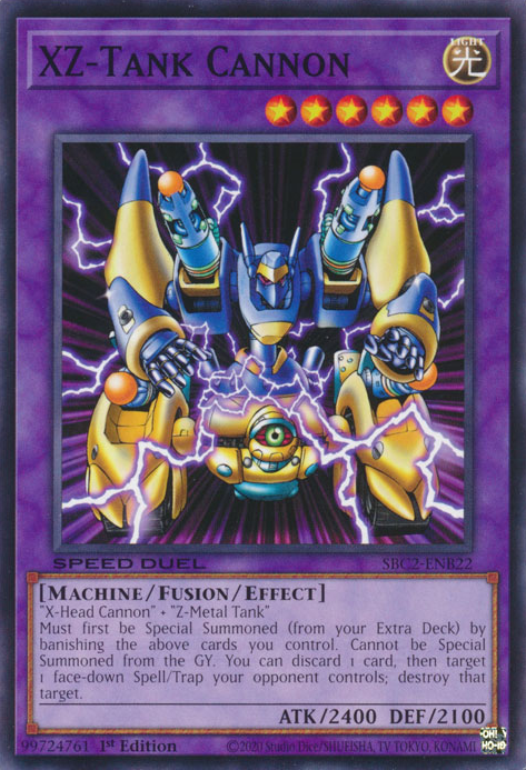 XZ-Tank Cannon (SBC2) #SBC2-ENB22 | Dragon Shield Yu-Gi-Oh! Card Manager