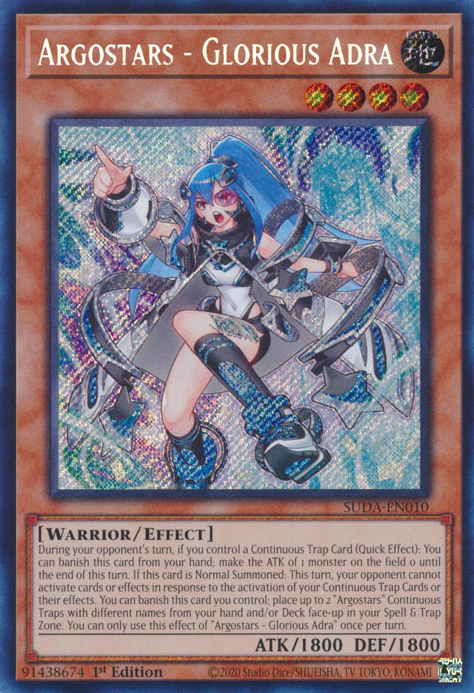 Argostars - Glorious Adra (SUDA) #SUDA-EN010 | Dragon Shield Yu-Gi-Oh! Card Manager