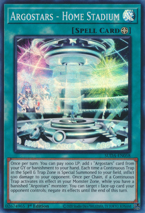Argostars - Home Stadium (SUDA) #SUDA-EN058 | Dragon Shield Yu-Gi-Oh ...