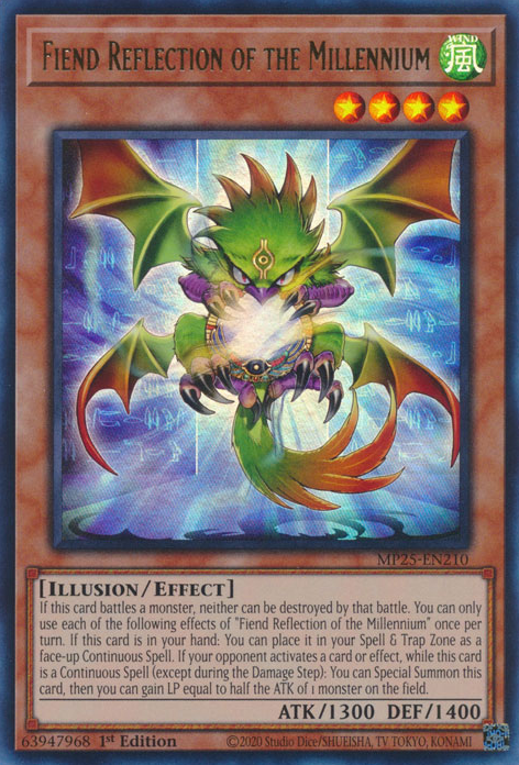 Fiend Reflection of the Millennium (MP25) #MP25-EN210 | Dragon Shield ...