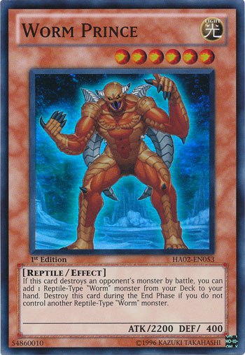 Worm Prince (HA02) #HA02-EN053 | Dragon Shield Yu-Gi-Oh! Card Manager