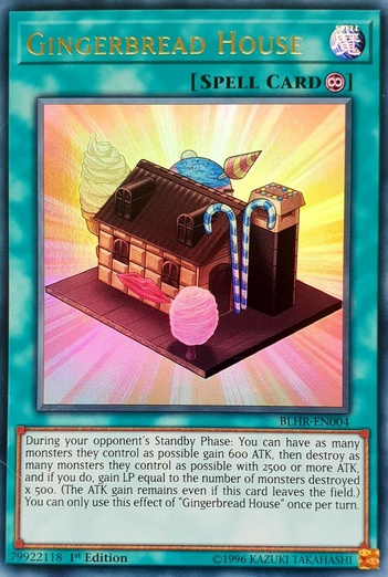 Gingerbread House (BLHR) #BLHR-EN004 | Dragon Shield Yu-Gi-Oh! Card Manager
