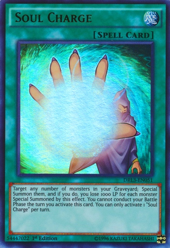 Soul Charge (DRL3) #DRL3-EN051 | Dragon Shield Yu-Gi-Oh! Card Manager