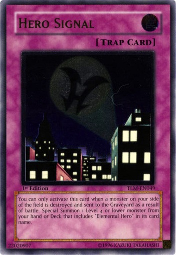 Hero Signal (TLM) #TLM-EN049 | Dragon Shield Yu-Gi-Oh! Card Manager
