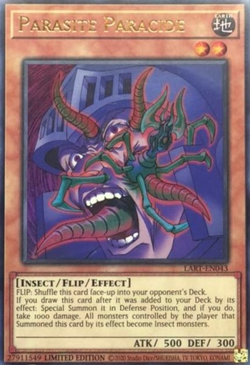 Parasite Paracide (LART) #LART-EN043 | Dragon Shield Yu-Gi-Oh! Card Manager