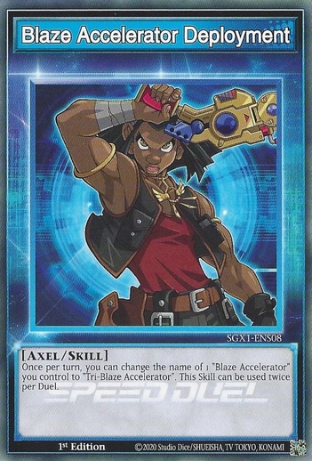 Blaze Accelerator Deployment (SGX1) #SGX1-ENS08 | Dragon Shield Yu-Gi ...