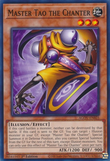 Master Tao the Chanter (AGOV) #AGOV-EN025 | Dragon Shield Yu-Gi-Oh ...