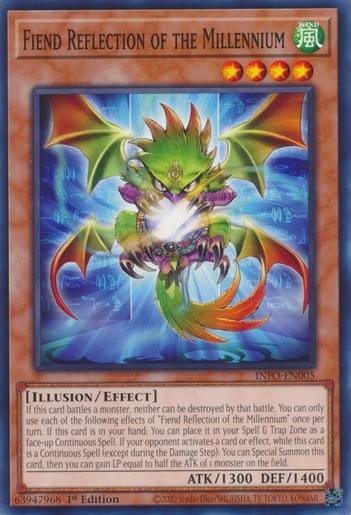 Fiend Reflection of the Millennium (INFO) #INFO-EN005 | Dragon Shield ...