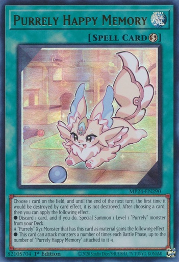 Purrely Happy Memory (MP24) #MP24-EN290 | Dragon Shield Yu-Gi-Oh! Card ...
