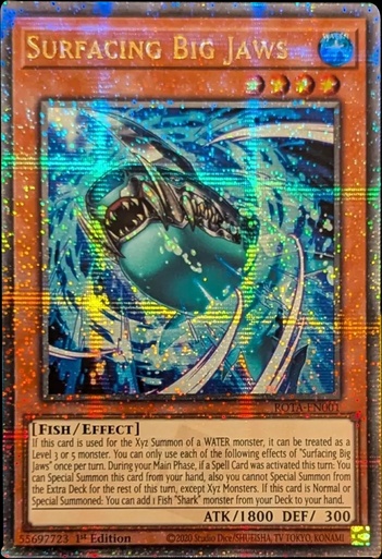 Surfacing Big Jaws (ROTA) #ROTA-EN001 | Dragon Shield Yu-Gi-Oh! Card ...