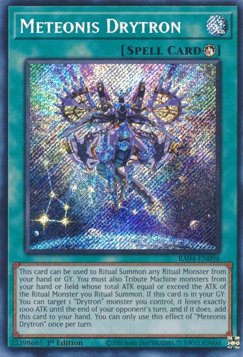 Meteonis Drytron (RA04) #RA04-EN096 | Dragon Shield Yu-Gi-Oh! Card Manager