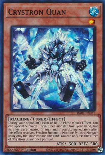 Crystron Quan (RA04) #RA04-EN021 | Dragon Shield Yu-Gi-Oh! Card Manager