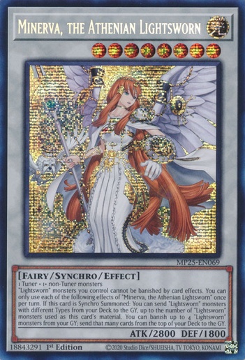 Minerva, the Athenian Lightsworn (MP25) #MP25-EN069 | Dragon Shield Yu ...
