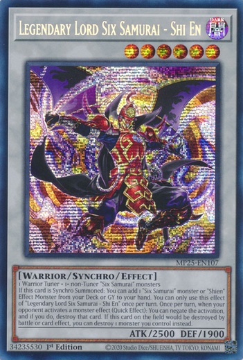 Legendary Lord Six Samurai - Shi En (MP25) #MP25-EN107 | Dragon Shield ...