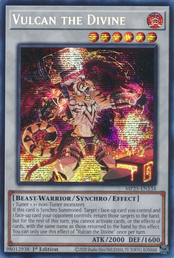 Vulcan the Divine (MP25) #MP25-EN134 | Dragon Shield Yu-Gi-Oh! Card Manager