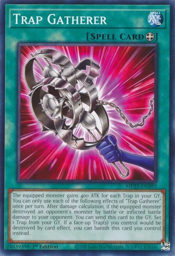Trap Gatherer (MP25) #MP25-EN392 | Dragon Shield Yu-Gi-Oh! Card Manager