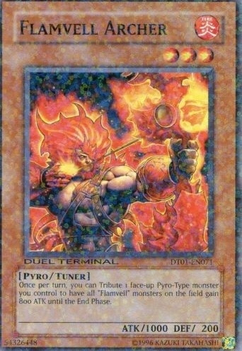 Flamvell Archer (DT01) #DT01-EN071 | Dragon Shield Yu-Gi-Oh! Card Manager