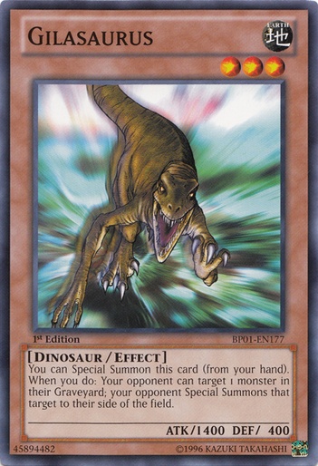 Gilasaurus (BP01) #BP01-EN177 | Dragon Shield Yu-Gi-Oh! Card Manager
