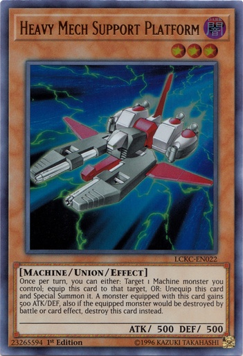 Heavy Mech Support Platform (LCKC) #LCKC-EN022 | Dragon Shield Yu-Gi-Oh ...
